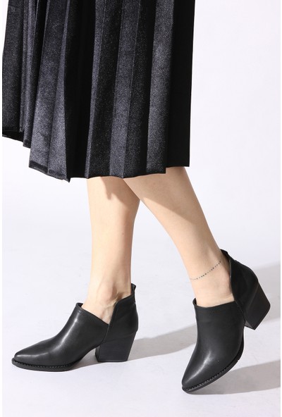 Rovigo Plus Siyah Cilt Kadın Bot