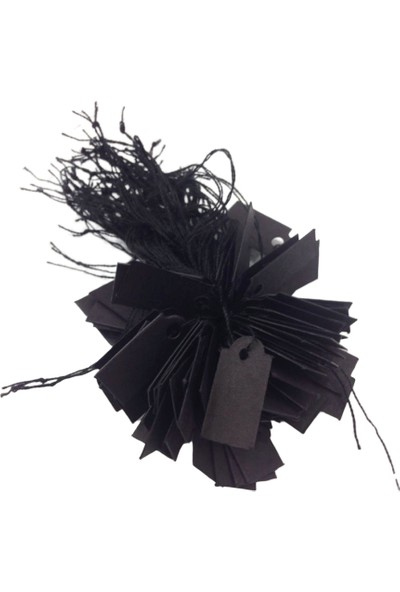 Aydın Dekor İpli Siyah 80 Adet Fıyat Etiketi