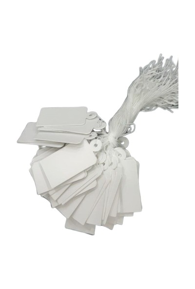 Aydın Dekor Büyük İpli Beyaz 80 Adet Fıyat Etiketi Aydın Dekor Büyük İpli Beyaz 80 Adet Fıyat Etiketi