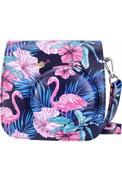 Trendfone Fujifilm Instax Mini 9 Flamingo Desenli Çanta Trendfone Fujifilm Instax Mini 9 Flamingo Desenli Çanta