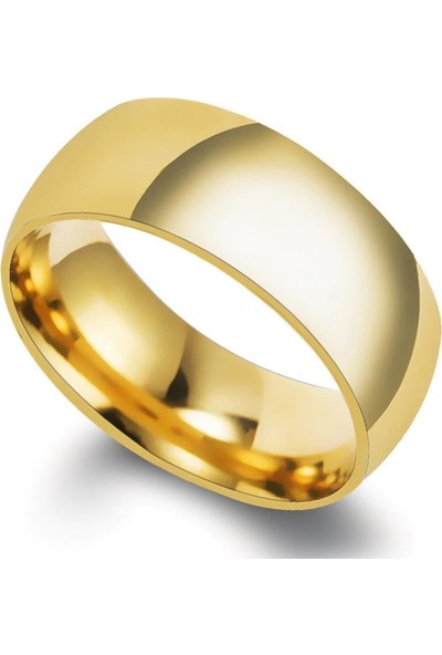 Takı Dükkanı 8 mm Kalın Klasik Erkek Bayan Unisex Çelik Alyans Yüzük cl19 Takı Dükkanı 8 mm Kalın Klasik Erkek Bayan Unisex Çelik Alyans Yüzük cl19