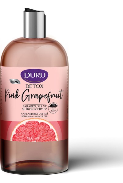 Duru Detox Pembe Greyfurt Duş Jeli 500 ml Duru Detox Pembe Greyfurt Duş Jeli 500 ml