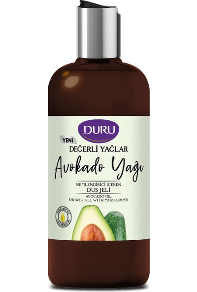 Duru Değerli Yağlar Nemlendiricili Avokado Yağı Duş Jeli 500 ml Duru Değerli Yağlar Nemlendiricili Avokado Yağı Duş Jeli 500 ml