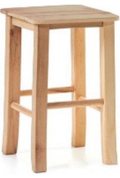 Tahta Tabure 35 cm Boyasız Doğal Ahşap Tahta Tabure 35 cm Boyasız Doğal Ahşap