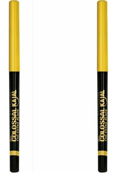 Maybelline The Colossal Extra Black Kajal Kalem 2 Adet Maybelline The Colossal Extra Black Kajal Kalem 2 Adet