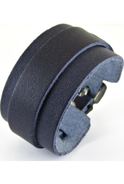 Takı Dükkanı Tek Tokalı Erkek Deri Bileklik ndb31