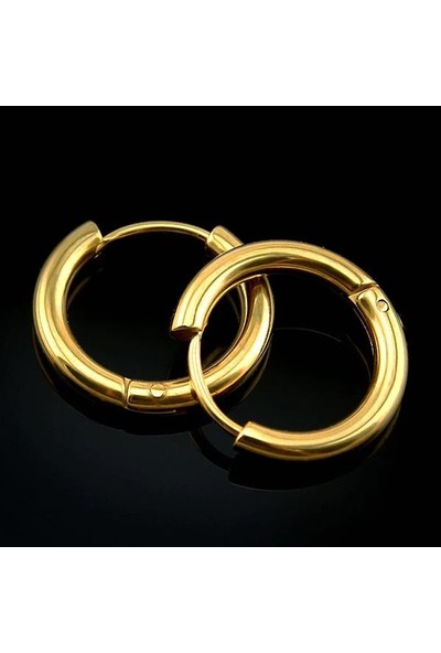 Takı Dükkanı Ince Halka Unisex Erkek Çelik Küpe Çifti mse5 Takı Dükkanı Ince Halka Unisex Erkek Çelik Küpe Çifti mse5