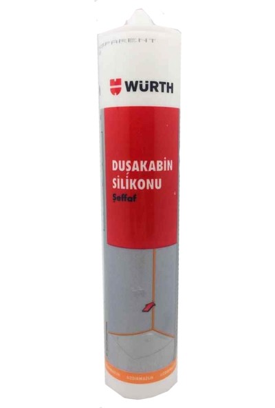 Würth Duşakabin Silikonu 310 ml Şeffaf
