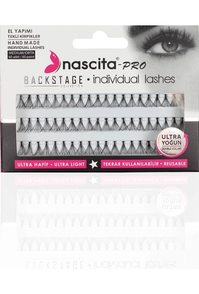 Nascita Tekli Takma Kirpik Pro Backstage Collection Individual Lashes Medium Nascita Tekli Takma Kirpik Pro Backstage Collection Individual Lashes Medium