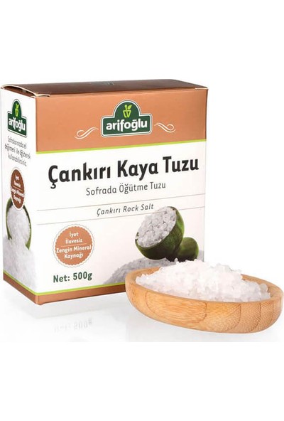 Arifoğlu Çankırı Kaya Tuzu 500 gr Arifoğlu Çankırı Kaya Tuzu 500 gr
