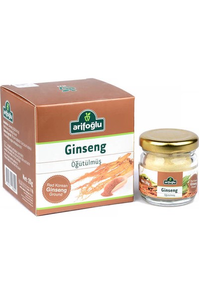 Arifoğlu Ginseng Öğütülmüş 20g (Kırmızı Kore Ginseng)