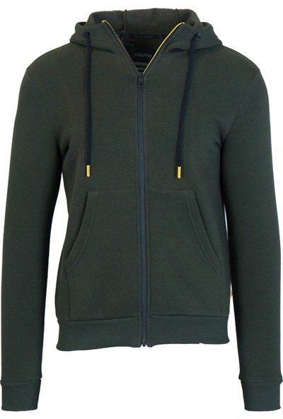 Exuma Erkek Yeşil Kapşonlu Ceket 2012042-801