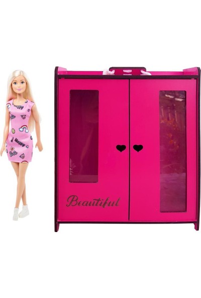 Woody Life Barbie Bebek Oyuncak Gardırop