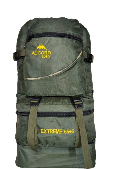 Accord Bag Dağcı Outdoor Kamp Trekking Sırt Çantası 55+5 lt Accord Bag Dağcı Outdoor Kamp Trekking Sırt Çantası 55+5 lt