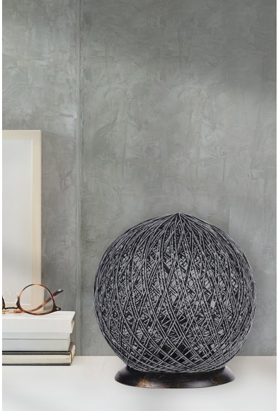 Hmydesign Balle Küre Abajur Siyah Gri Hmydesign Balle Küre Abajur Siyah Gri