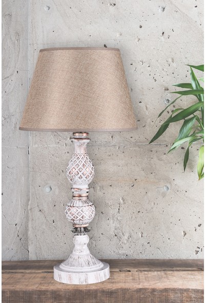 Hmydesign Serpent Abajur Beyaz-Eskitme