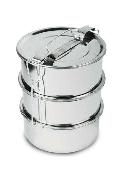 Çelik Sefer Tası Paslanmaz 12 x 6 cm 3'lü