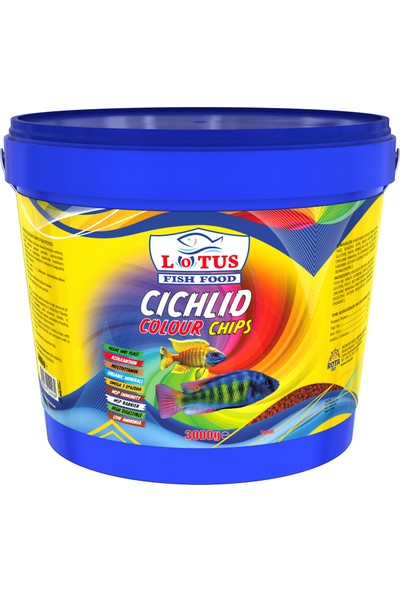 Lotus Cichlid Colour Chips Kova 3 kg Lotus Cichlid Colour Chips Kova 3 kg