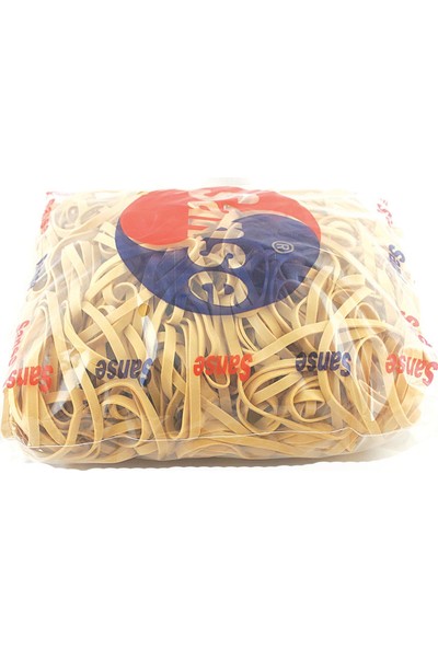Sanse Geniş Kauçuk Paket Ambalaj Kasa Lastiği 180x5mm 1kg Sanse Geniş Kauçuk Paket Ambalaj Kasa Lastiği 180x5mm 1kg
