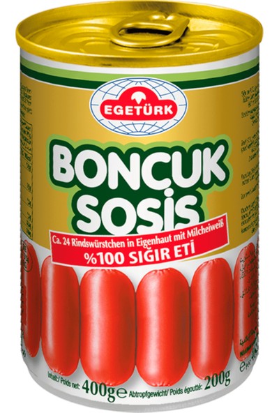 Egetürk Boncuk Sosis 400 gr