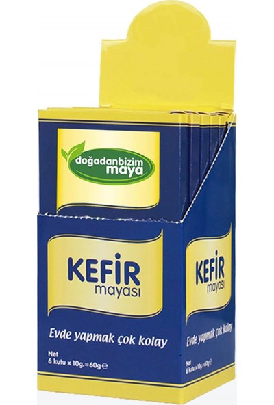 Doğadan Bizim Kefir Mayası 6 Kutu Doğadan Bizim Kefir Mayası 6 Kutu