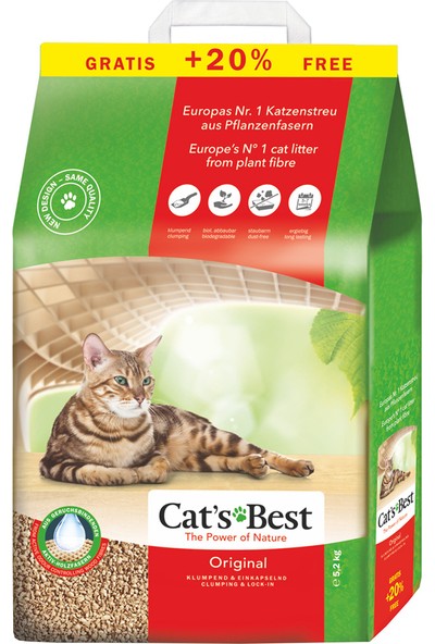 Cat's Best Doğal Kedi Kumu 12 lt