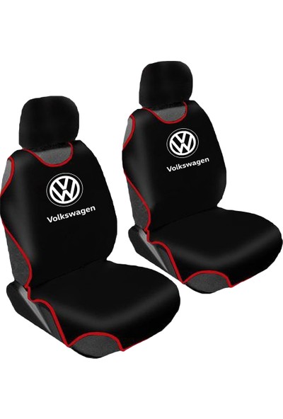 BT Volkswagen Logolu Ön-Arka Oto Atlet Koltuk Kılıfı Kırmızı - Siyah BT Volkswagen Logolu Ön-Arka Oto Atlet Koltuk Kılıfı Kırmızı - Siyah