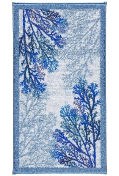 Confetti Coral 80 x 140 Mavi Banyo Halısı