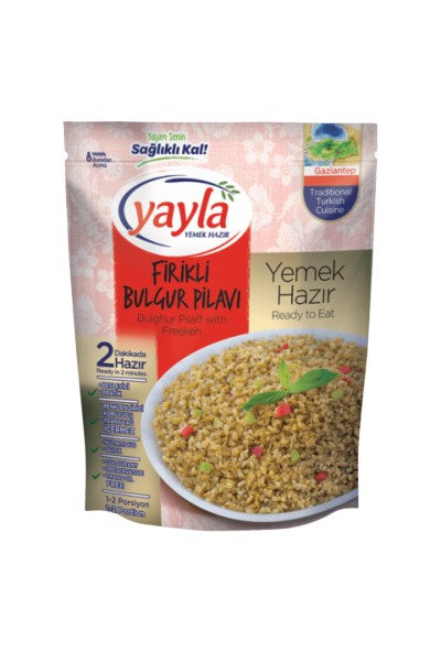 Yayla Firikli Bulgur Pilavı 250 gr Yayla Firikli Bulgur Pilavı 250 gr