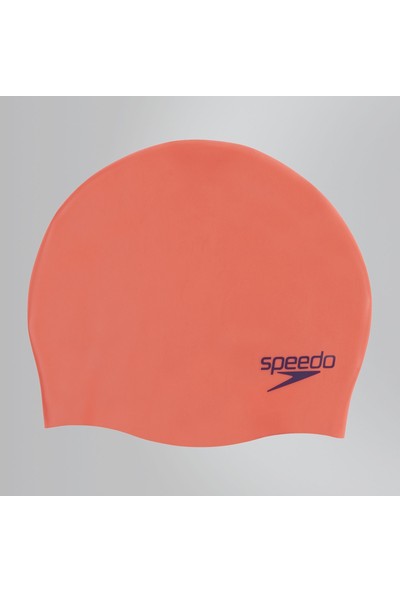 Speedo Plain Moulded Silicone Çocuk Yüzücü Bonesi