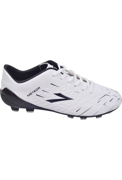 Lig Meteor Erkek Krampon Çim Saha Futbol Ayakkabısı Beyaz