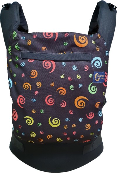 Babalinbaby - Renkli Sonsuzuk Ergonomik Kanguru