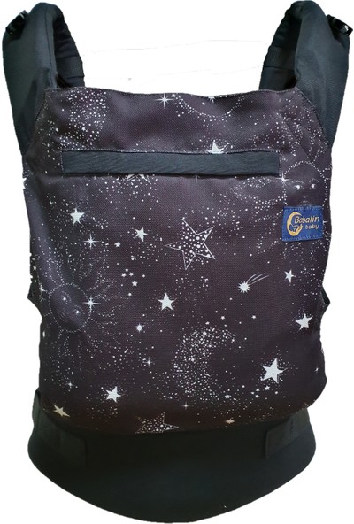 Babalinbaby - Siyah Samanyolu Ergonomik Kanguru