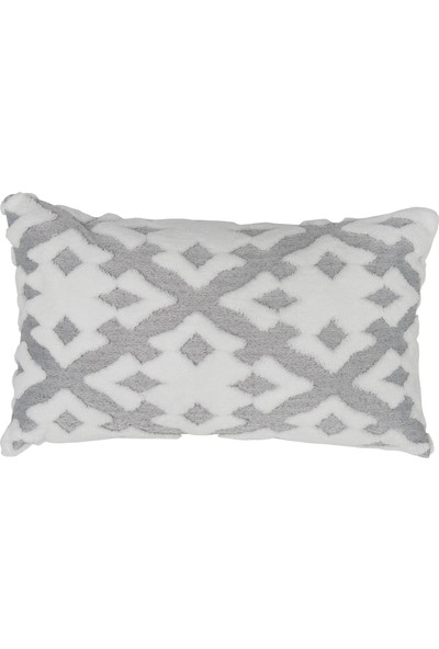 Hamur Özel Tasarım Jakar Desenli Dekoratif Yastık Dikdörtgen Kırlent Kılıfı Maldive Gri 30 x 50 cm Hamur Özel Tasarım Jakar Desenli Dekoratif Yastık Dikdörtgen Kırlent Kılıfı Maldive Gri 30 x 50 cm