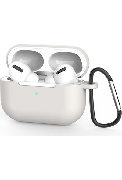 Ally Apple Airpods Pro İnce Slim Silikon Kılıf + Anahtarlık AL-31687 Gri Ally Apple Airpods Pro İnce Slim Silikon Kılıf + Anahtarlık AL-31687 Gri