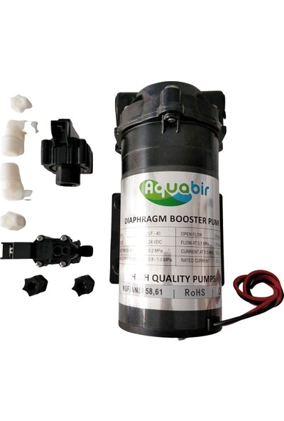 Aquabir Su Arıtma Cihazı Pompası 75 - 100 Gpd Cihazlar Için