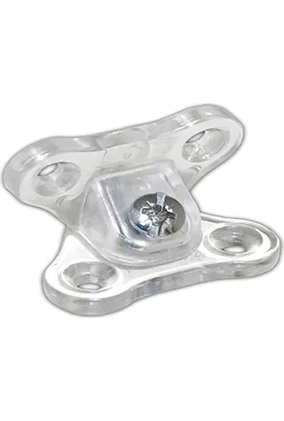 Stil Şeffaf Çektirme Açılı Kelebek Bağlantı 10'lu