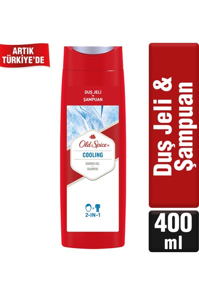 Old Spice Duş Jeli & Şampuan 400 ml Cooling Old Spice Duş Jeli & Şampuan 400 ml Cooling