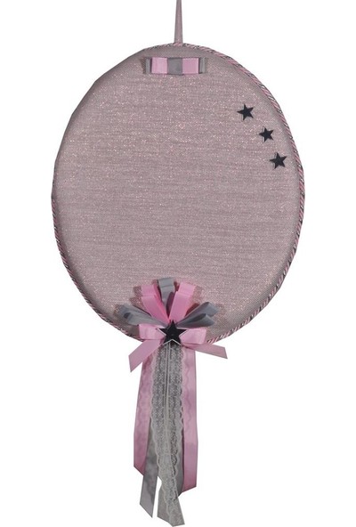 PartiPan Kapı Süsü Simli Keten Pembe PartiPan Kapı Süsü Simli Keten Pembe