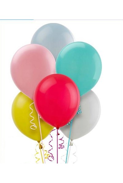 Party Shop Karışık Renkli Balon 20´Li Paket