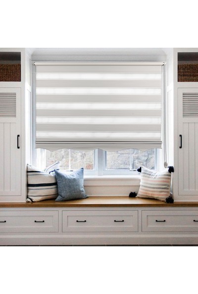 Mimozzay Pliseli Zebra Beyaz NLP 90×260 Mimozzay Pliseli Zebra Beyaz NLP 90×260