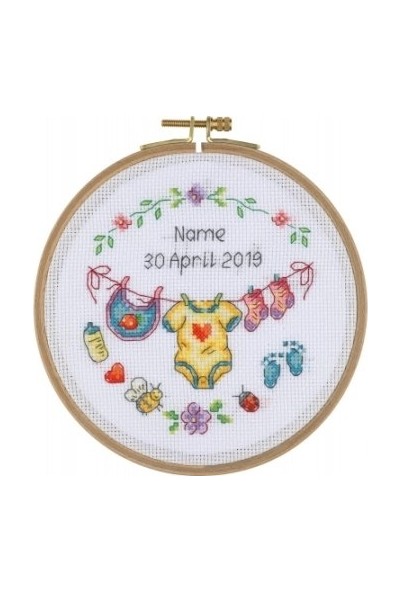 Tuva Kanaviçe Etamin Kiti Bebek Panosu BCS02