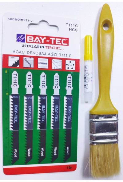 Makro Yapı Ağaç Dekupaj Testere Ucu 3 Parça