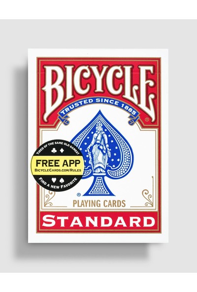 Bicycle Bicycle Standart Kırmızı Oyun Kağıdı İskambil Destesi Bicycle Bicycle Standart Kırmızı Oyun Kağıdı İskambil Destesi