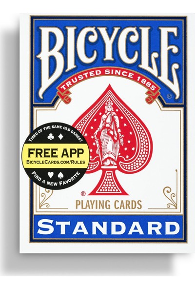 Bicycle Bicycle Standart Mavi Oyun Kağıdı İskambil Destesi Bicycle Bicycle Standart Mavi Oyun Kağıdı İskambil Destesi