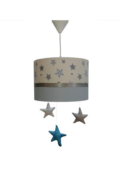 Ege Light Mavi Beyaz Yıldız Süslü Çocuk Genç Bebek Odası Avize Tekli Sarkıt Ege Light Mavi Beyaz Yıldız Süslü Çocuk Genç Bebek Odası Avize Tekli Sarkıt
