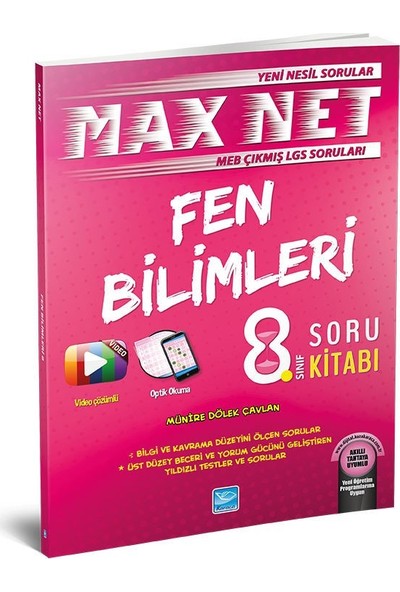 Koza Karaca Yayınları Max Net Fen Bilimleri 8. Sınıf Soru Kitabı