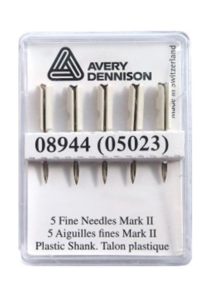 Avery Dennison Kılçık Tabancası İnce Kısa İğne 05023 5 Adet Fiyatı