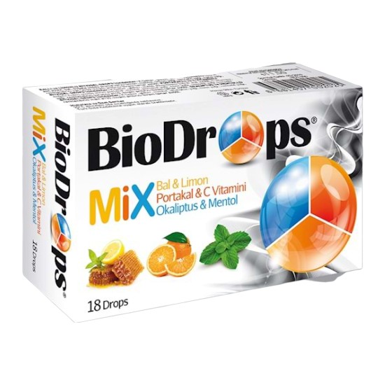Biodrops Mix Pastil 18 Drops Fiyatı - Taksit Seçenekleri