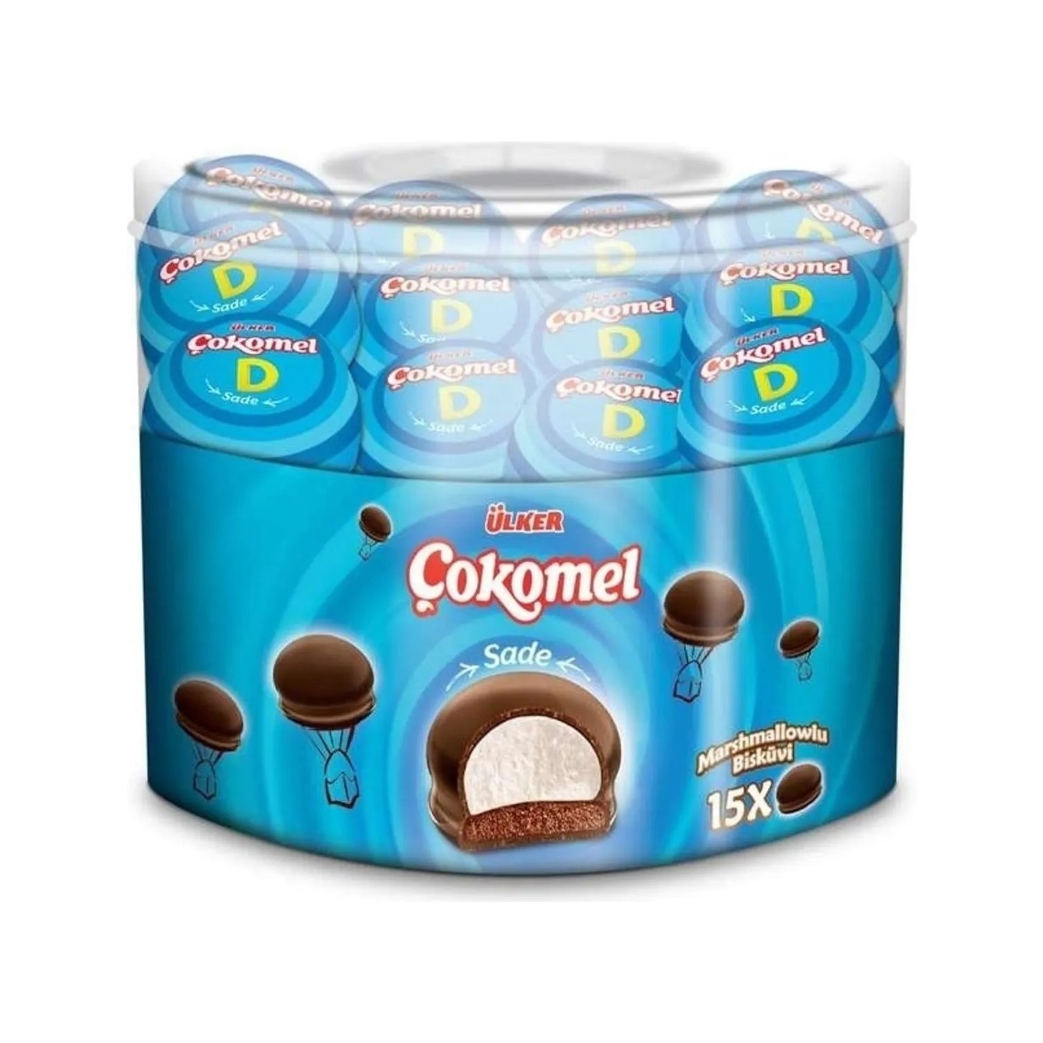 Ülker Çokomel Marshmallow Sade 15 x 12 gr Fiyatı